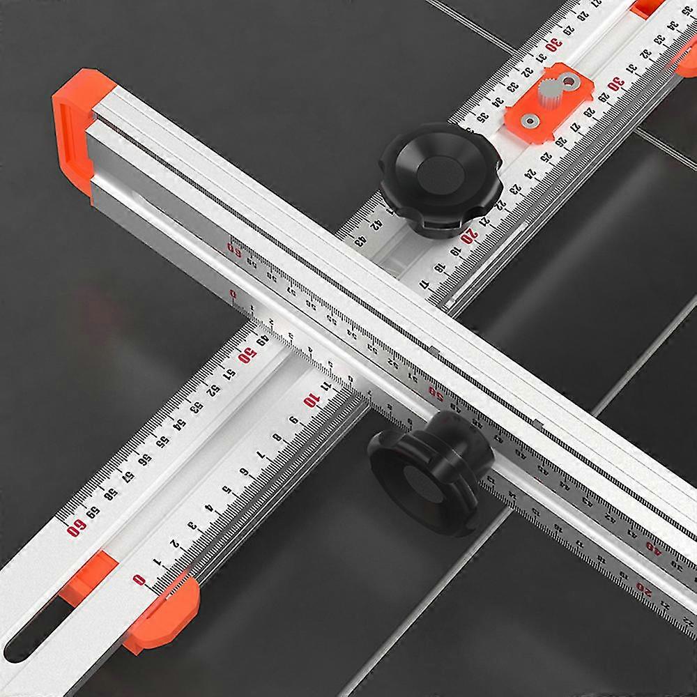 T-square Punching Positioning Ruler Easy Storage Foldable Ruler For ...