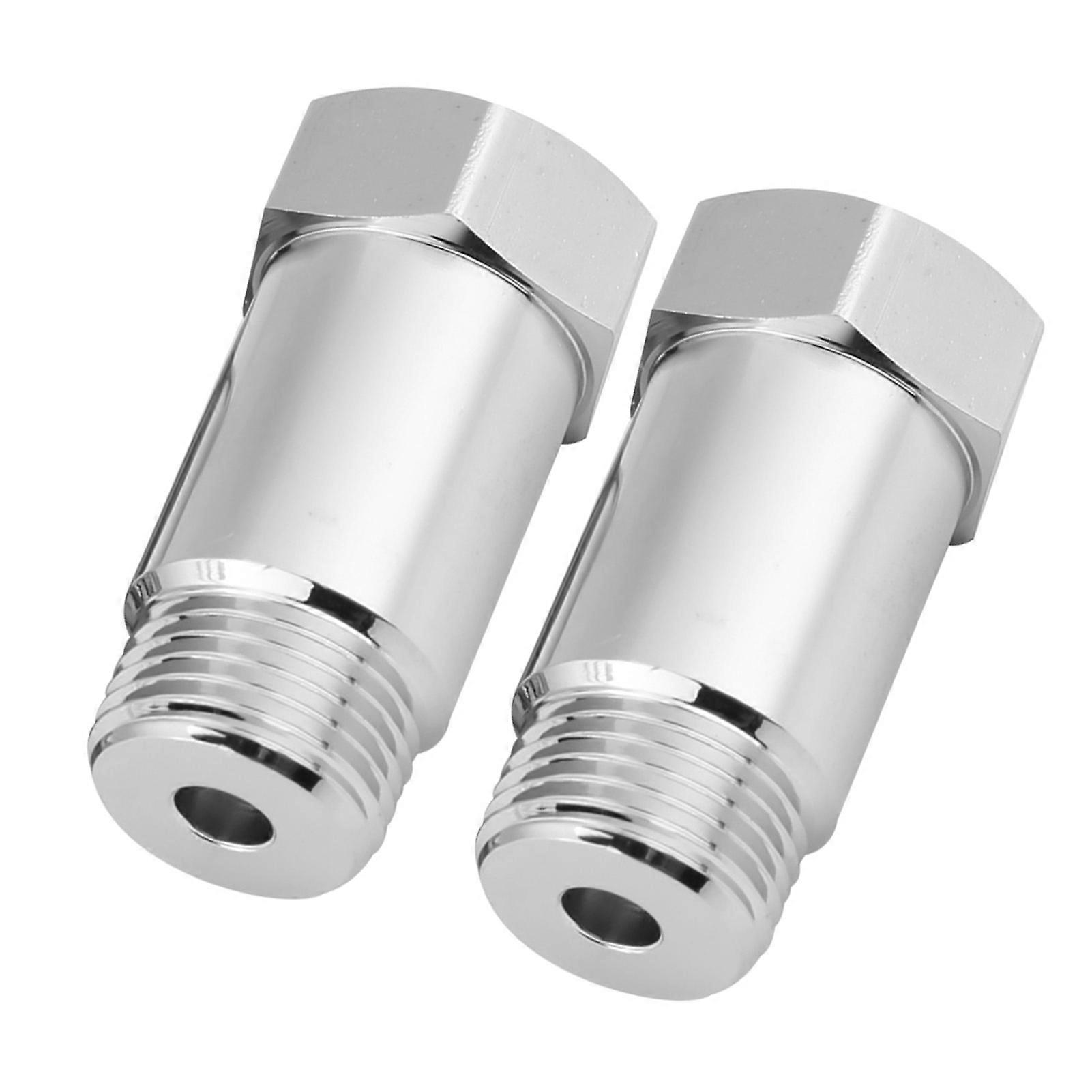 2Pcs 45mm M18*1.5 Check Engine Light Eliminator Adapter O2 Oxygen ...