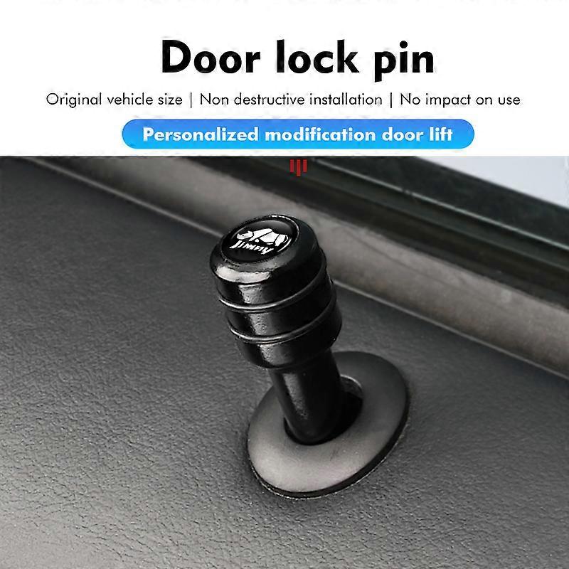 Car Security Door Lock Pins Aluminum Universal Auto Interior For Suzuki ...