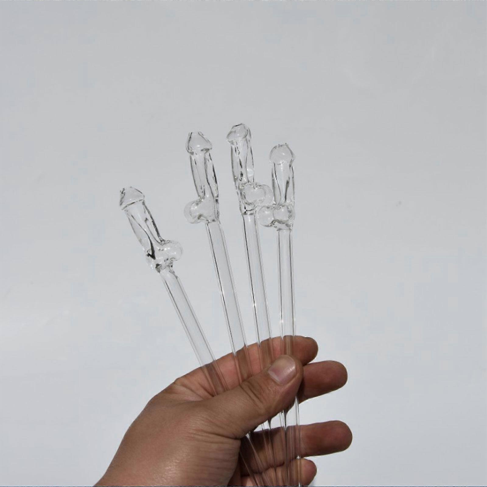 Creative Design Oil Lamp of Glass Straws Drink Straws High Borosilicate ...