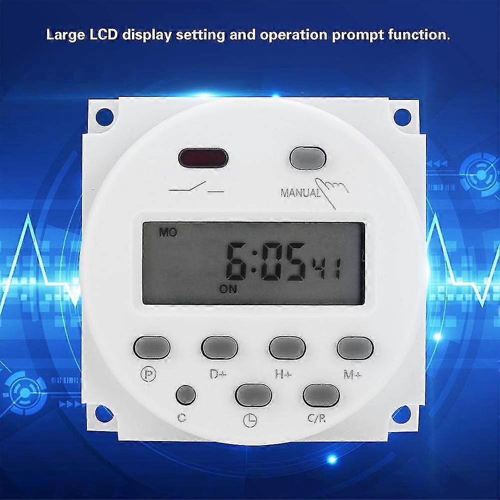 12v Digital Lcd Power Programmable Timer Time Switch Relay | Fruugo TR
