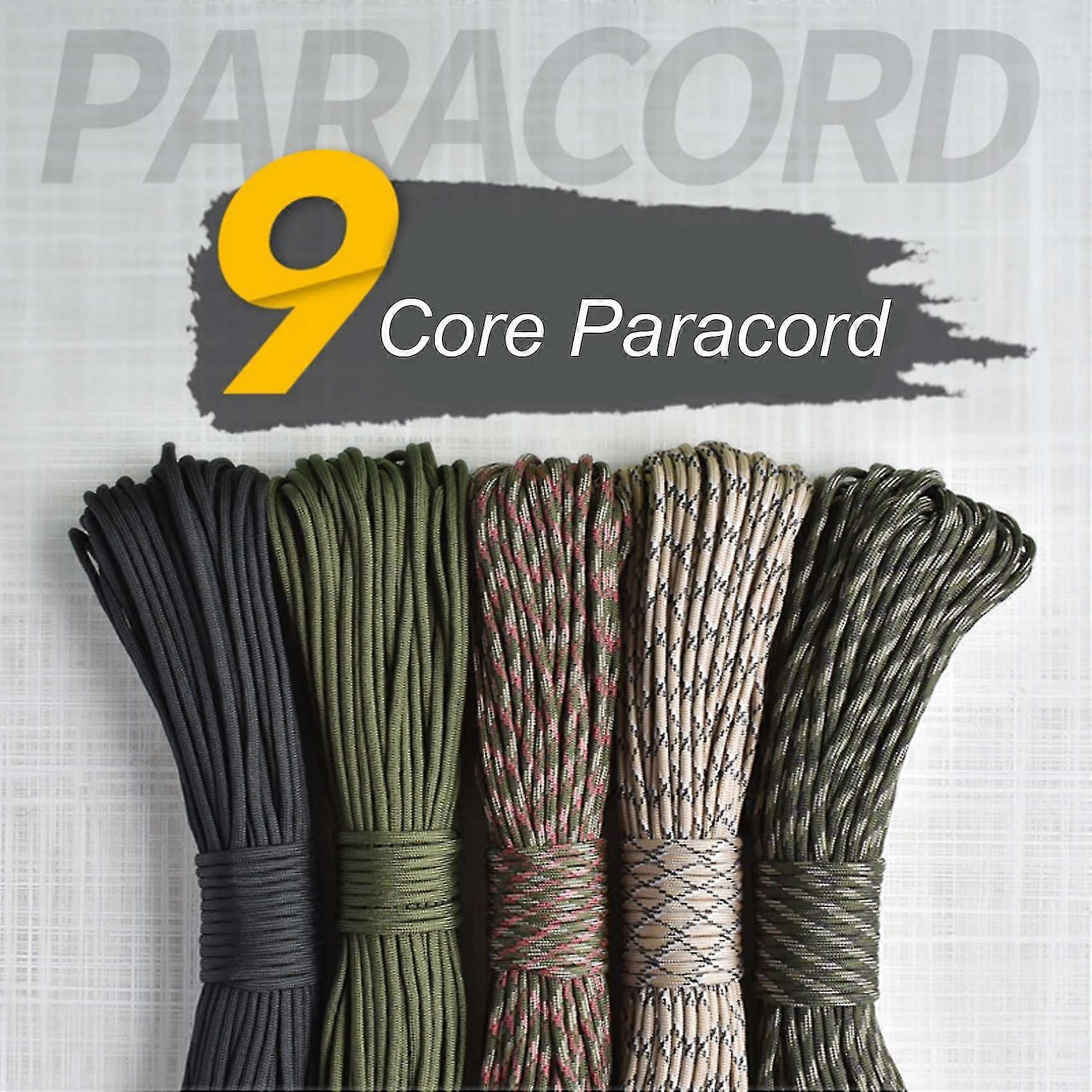 550lbs Diameter 4mm 9 Core Braided Nylon Umbrella Rope For Jungle ...