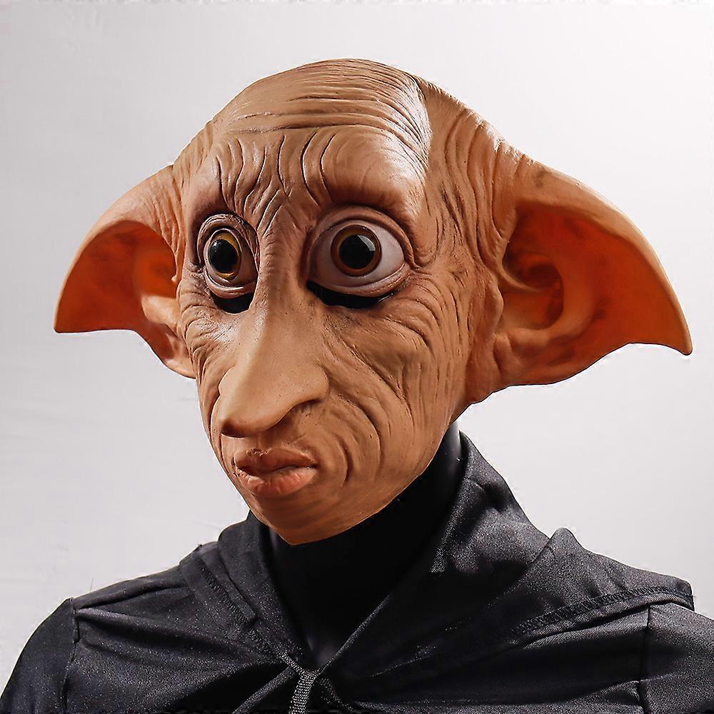 Halloween Dobby Elfin Mask Cosplay Funny Animal Elf Long Nose Latex ...