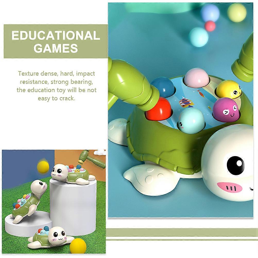 1 Set Knocking Toy Whack Tortoise Game Children Tortoise Toy Hammer ...