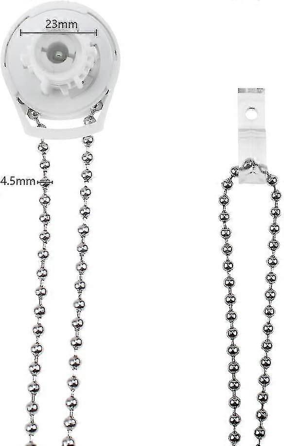 Kit 2 Roller Blind Accessories White Plastic Roller Blind Mechanism ...