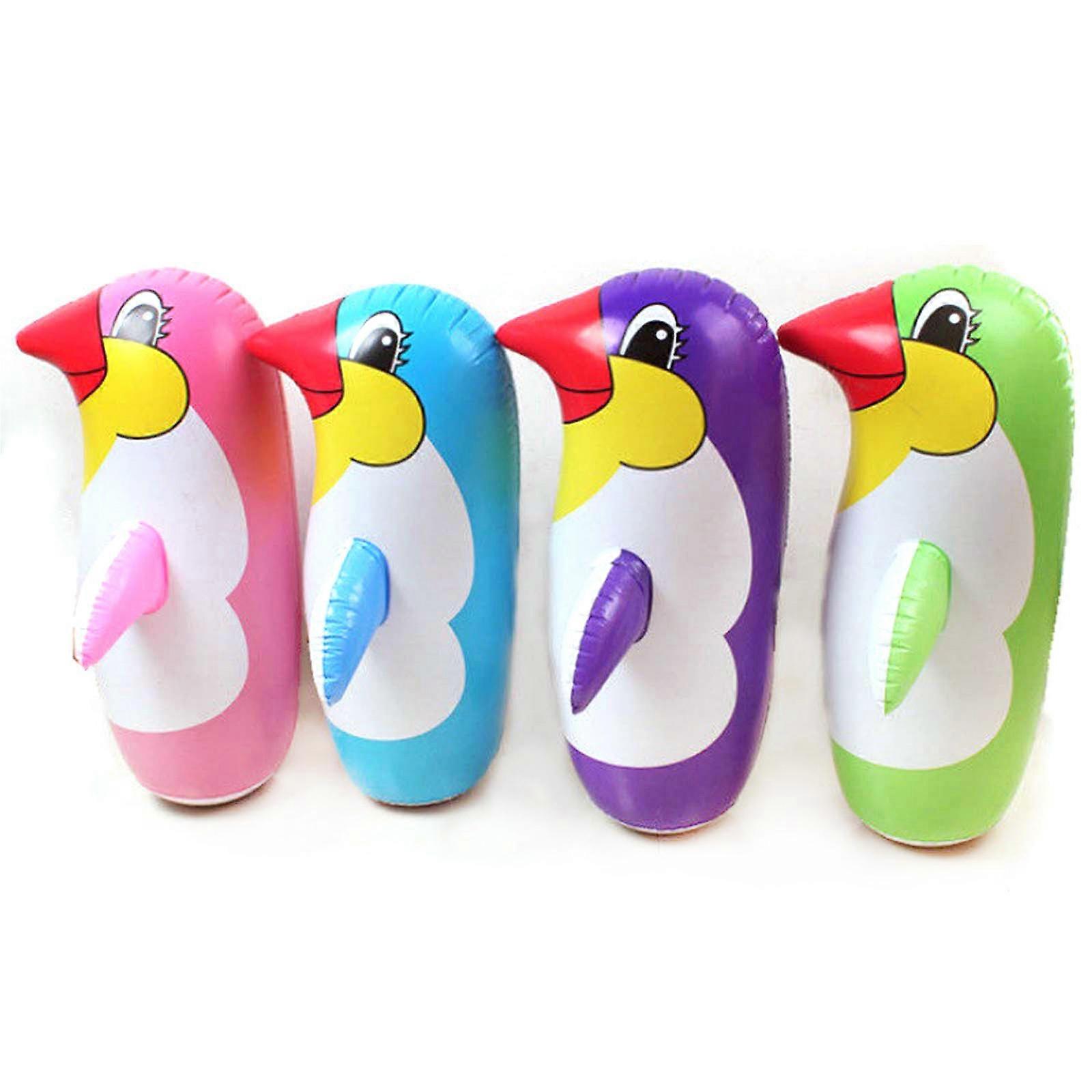 36cm/45cm/70cm PVC Inflatable Toy for Creative Lifelike Cartoon Penguin Tumbler for Children ...
