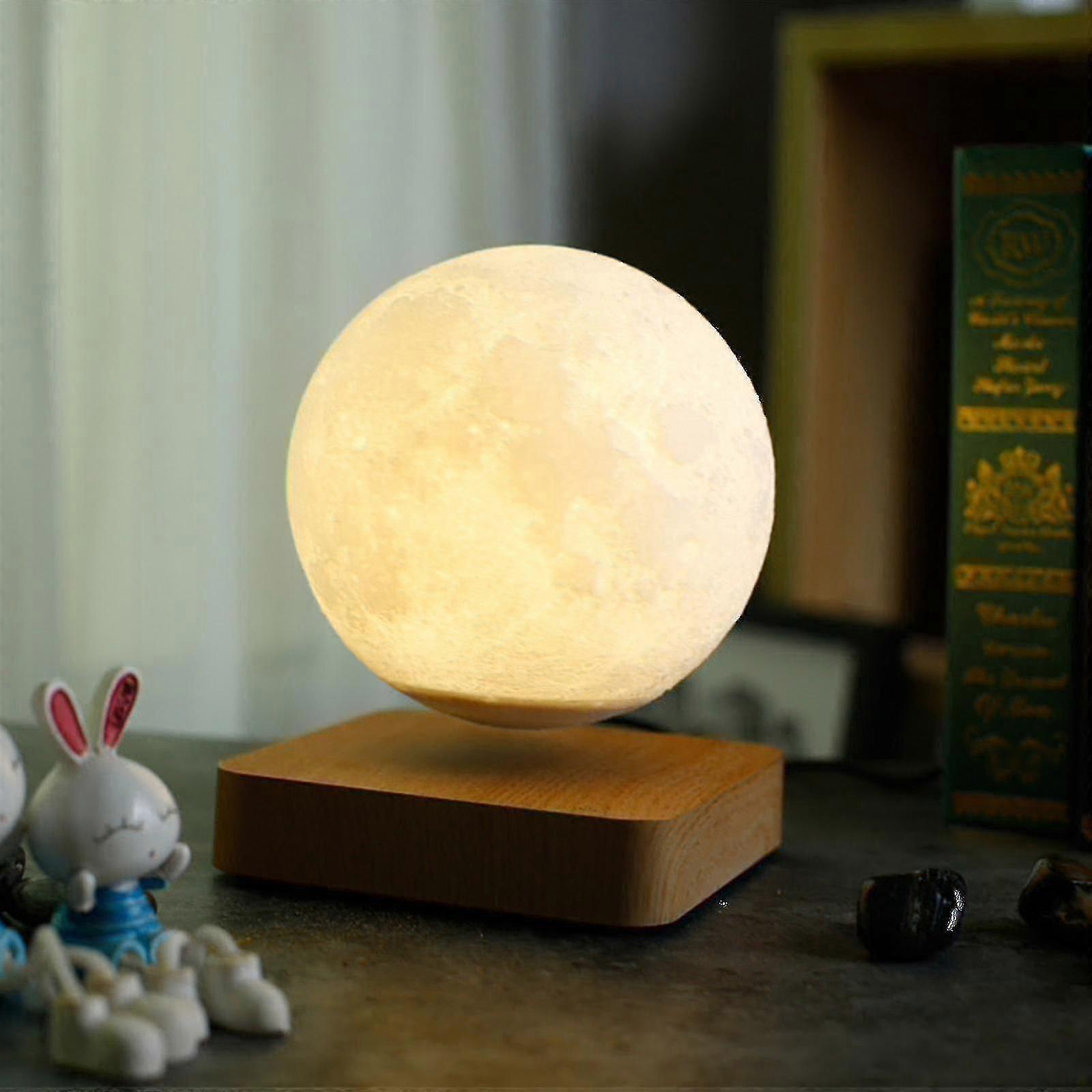 Levitating Moon Lamp Floating And Spinning In Air Freely With Luxury ...