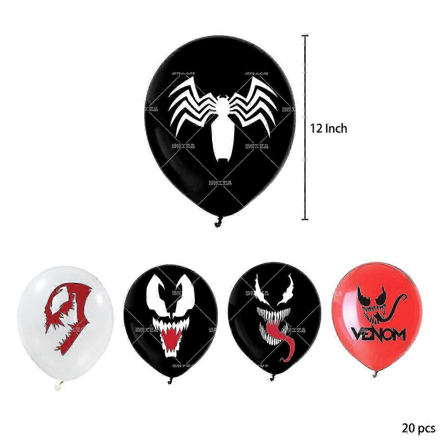 Exquisite Venom Theme Party Decoration Set Boy Superhero Birthday Party ...