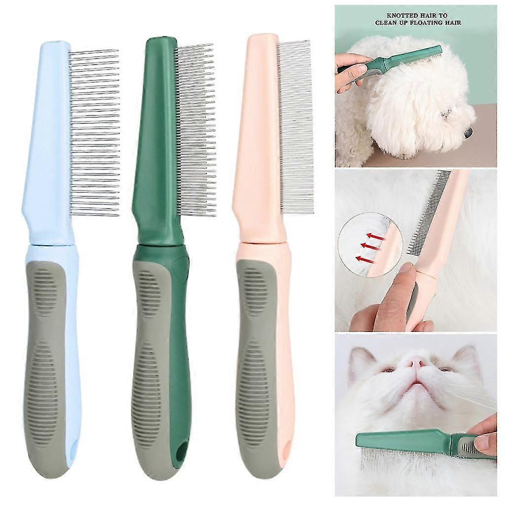 Pet Detangler Comb Shedding Combs Cats Combs Dog Combs Pet Hair Removal Comb | Fruugo UK