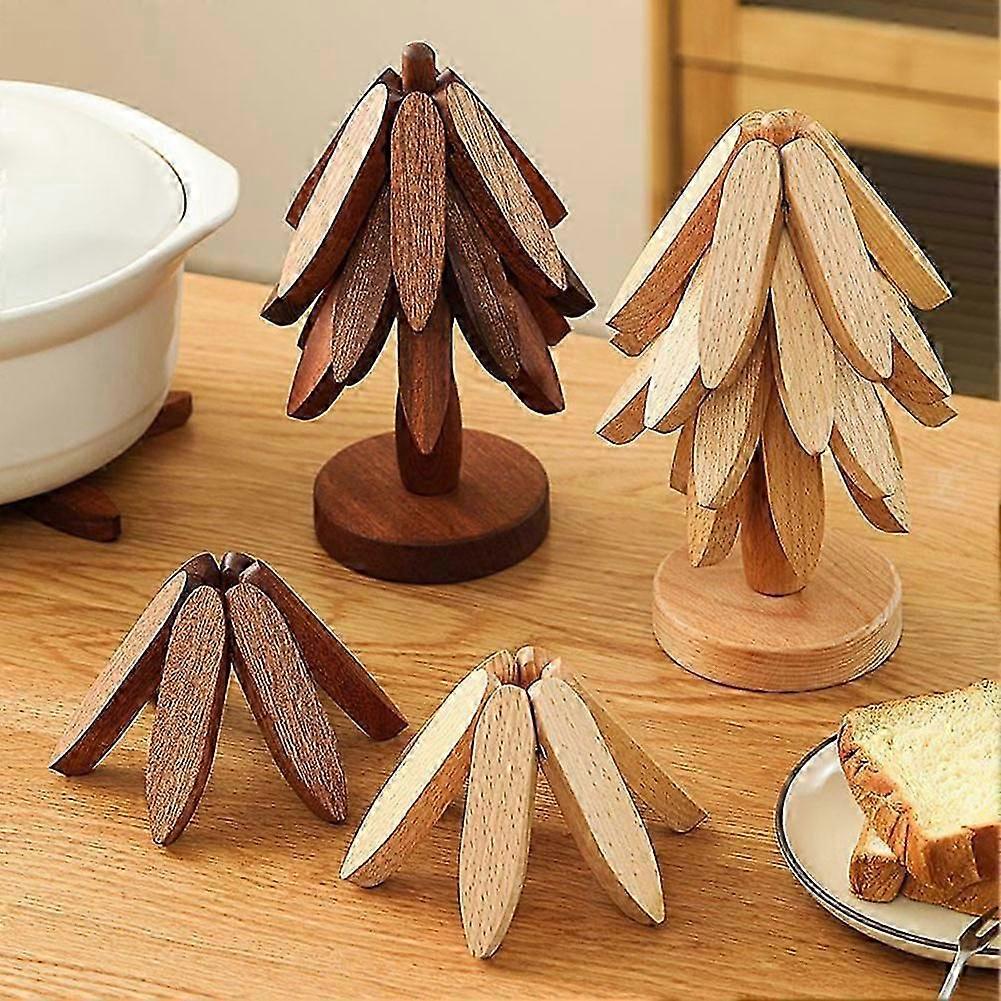 Hot Dish Coaster with Tree-shaped innovative Tree Shape Trivet Set for ...