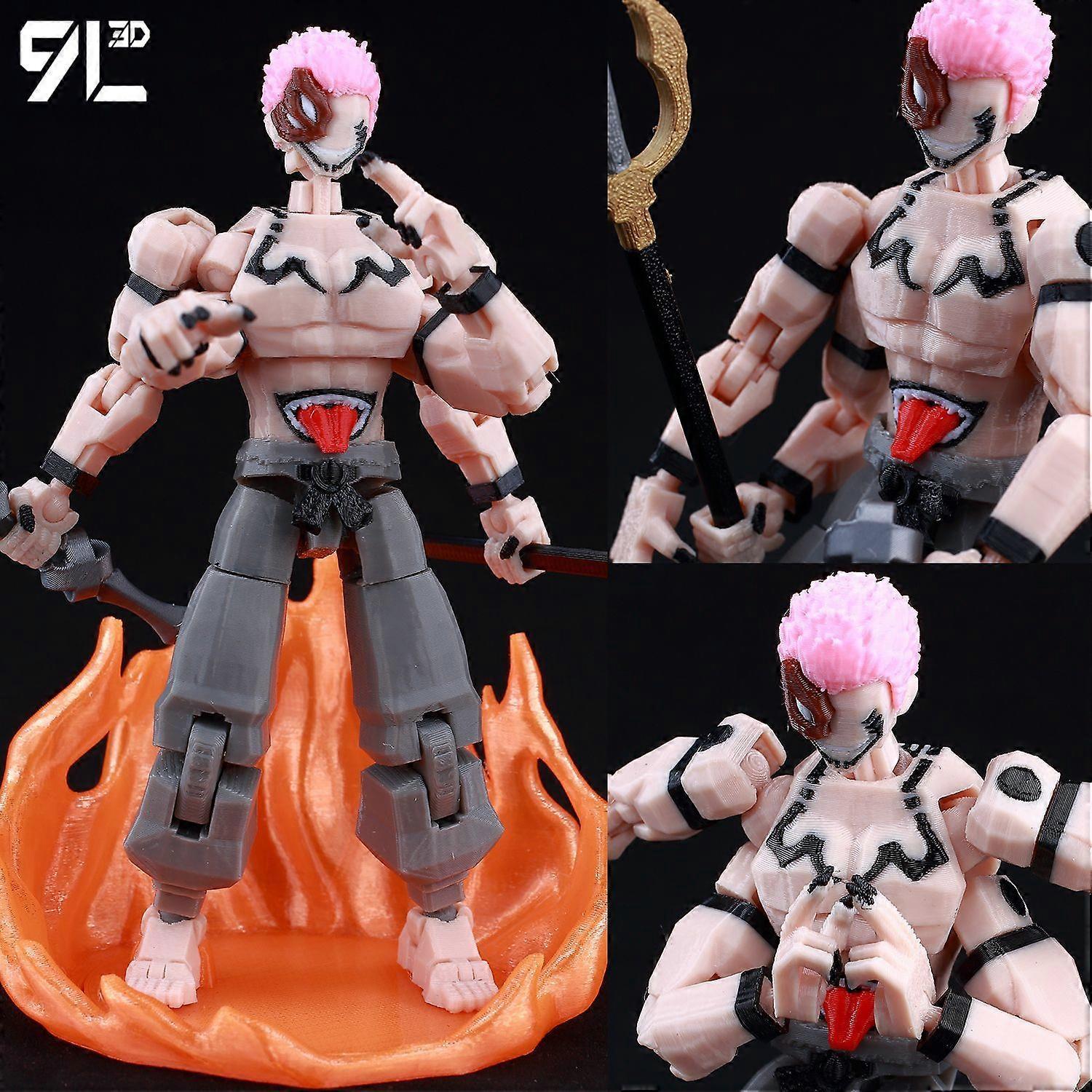 Anime 3D Printed Jujutsu Kaisen Lucky Dummy 13 Sukuna Yuji Yuta Satoru ...