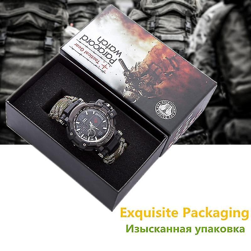 Waterproof Outdoor Survival Watch | Fruugo UK