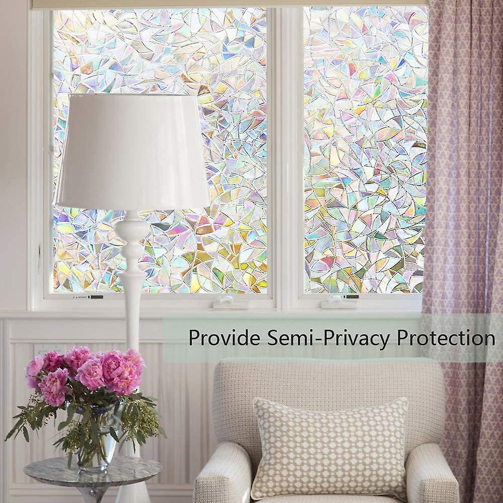Window Film Anti-UV 3D Electrostatic Rainbow Effect Window Film Non ...
