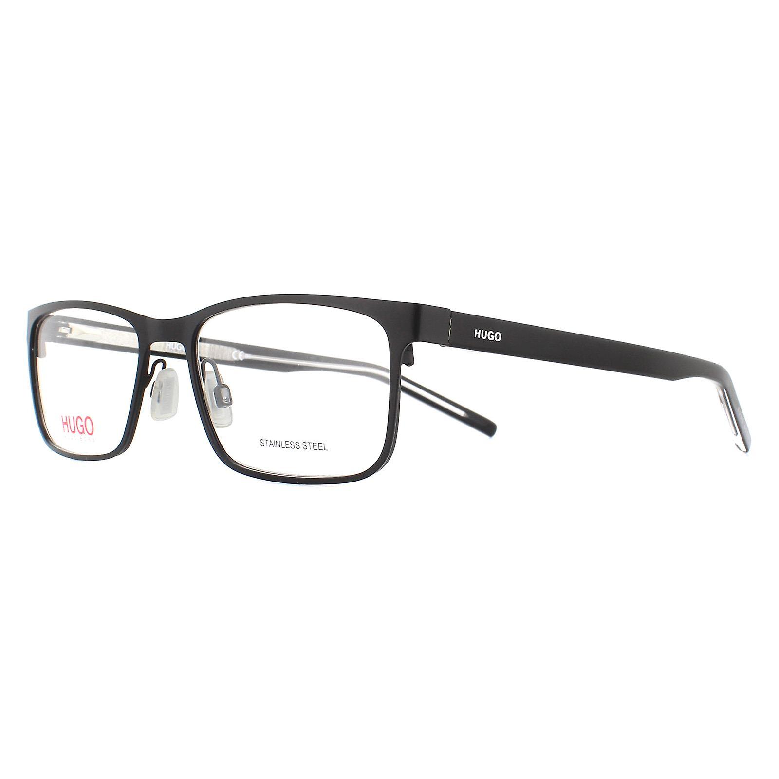 Hugo By Hugo Boss Glasses Frames HG 1005 N7I Matte Black and Black ...