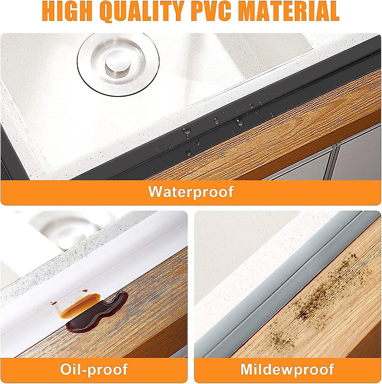 Bathroom Seal, 3.2m*3.8cm Self Adhesive Sealing Strip, Self Adhesive ...