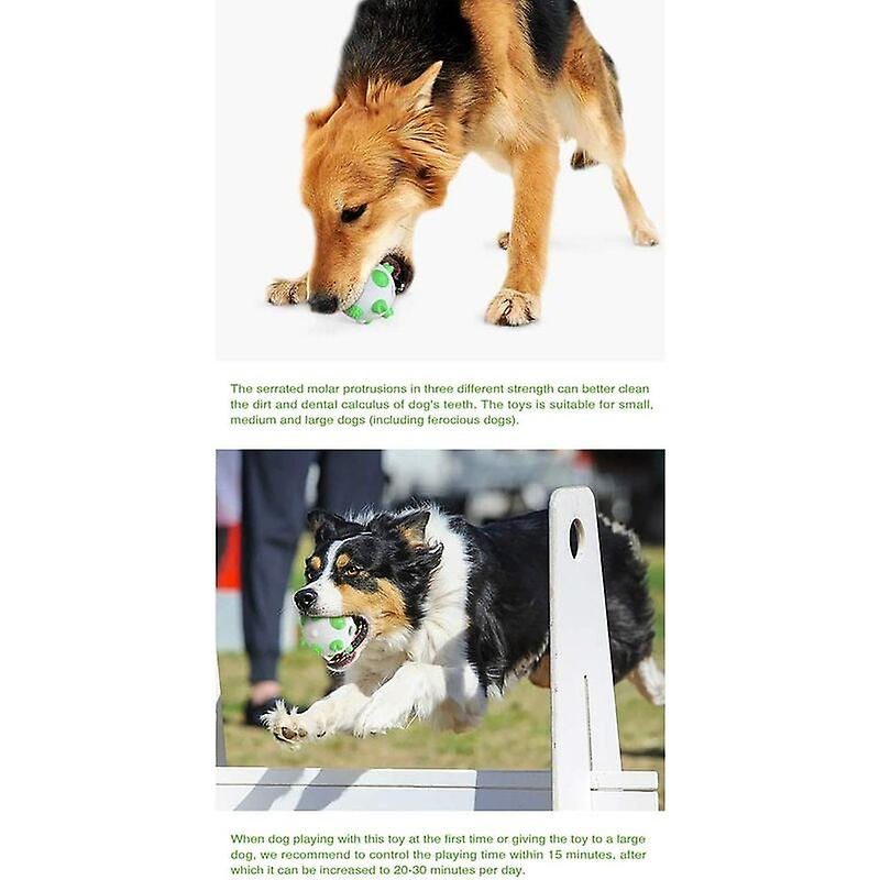 Pet Dog Toy Teeth Cleaning Round Ball Chew Toy for Aggressive Chewers ...