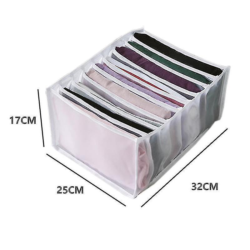 2pcs Clothes Organizer Storage Box Foldable Underwear Organizers ...