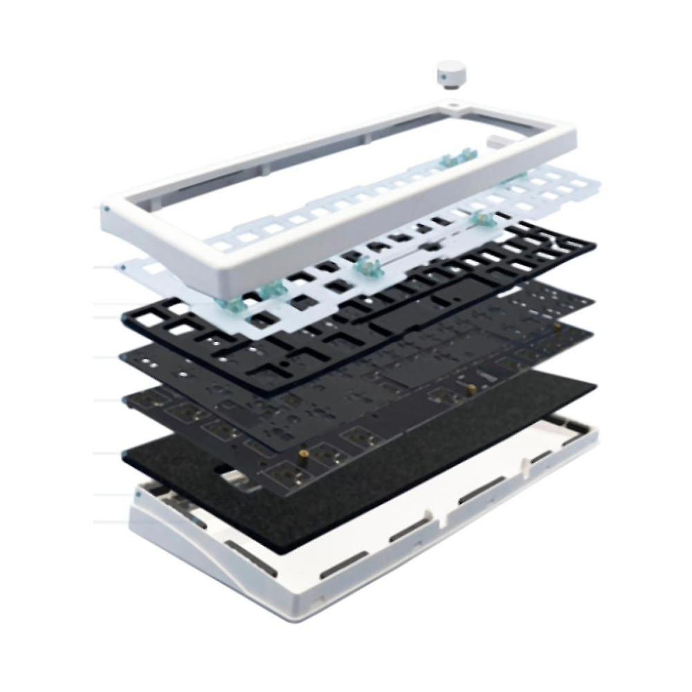 Gmk67 Hot Swap Mechanical Keyboard Spacer Kit Rgb Backlit Bluetooth 2 ...