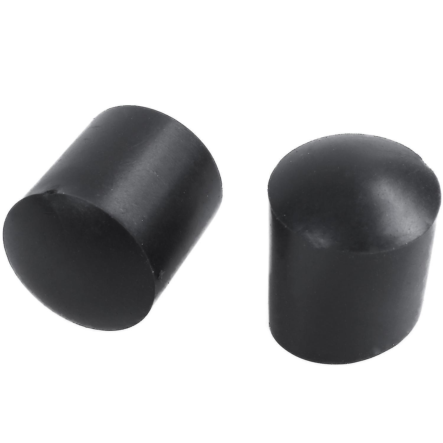 Rubber Caps 40-piece Black Rubber Tube Ends 10mm Round | Fruugo UK