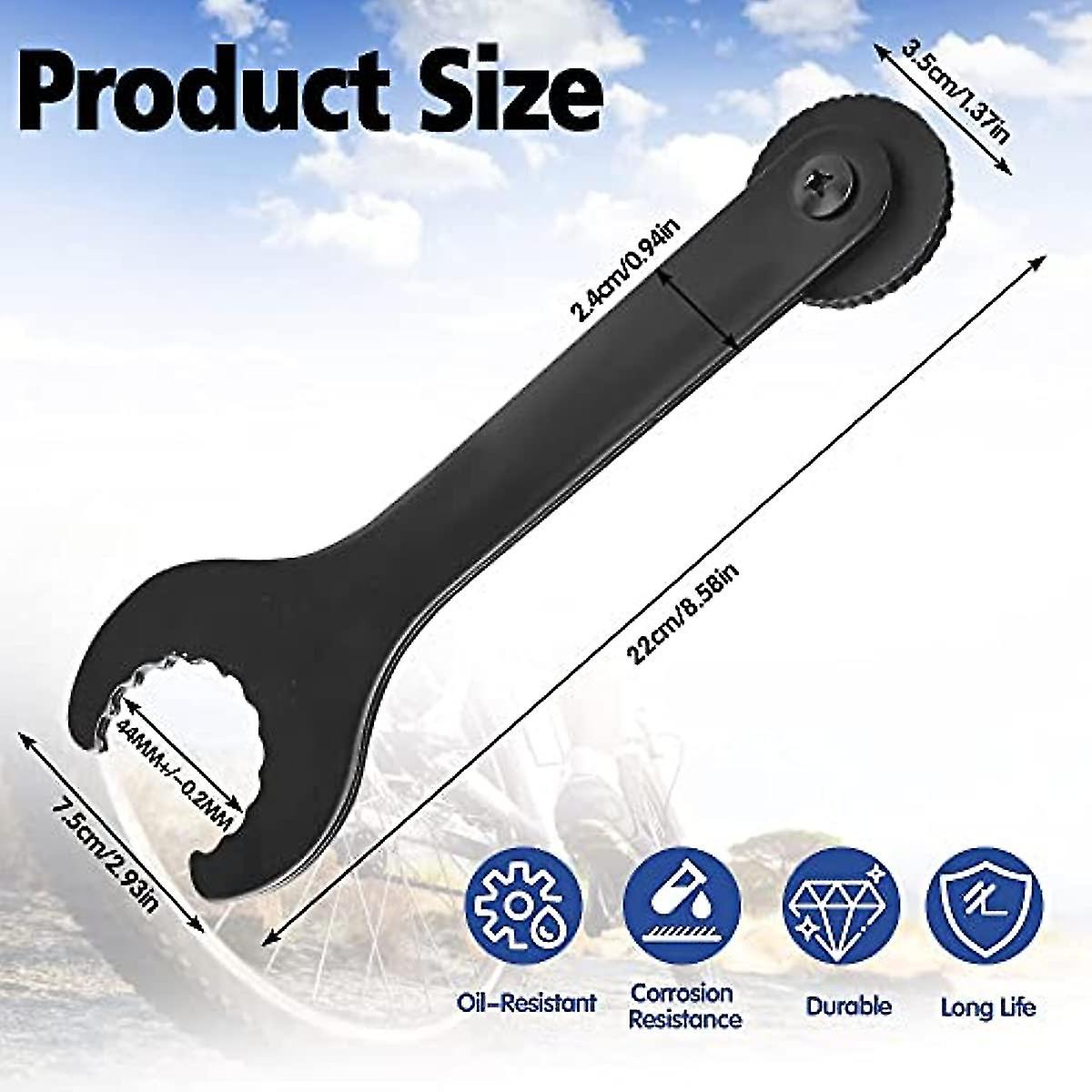 Bicycle Bottom Bracket Wrench 22cm Carbon Steel Bike Bracket Spanner ...