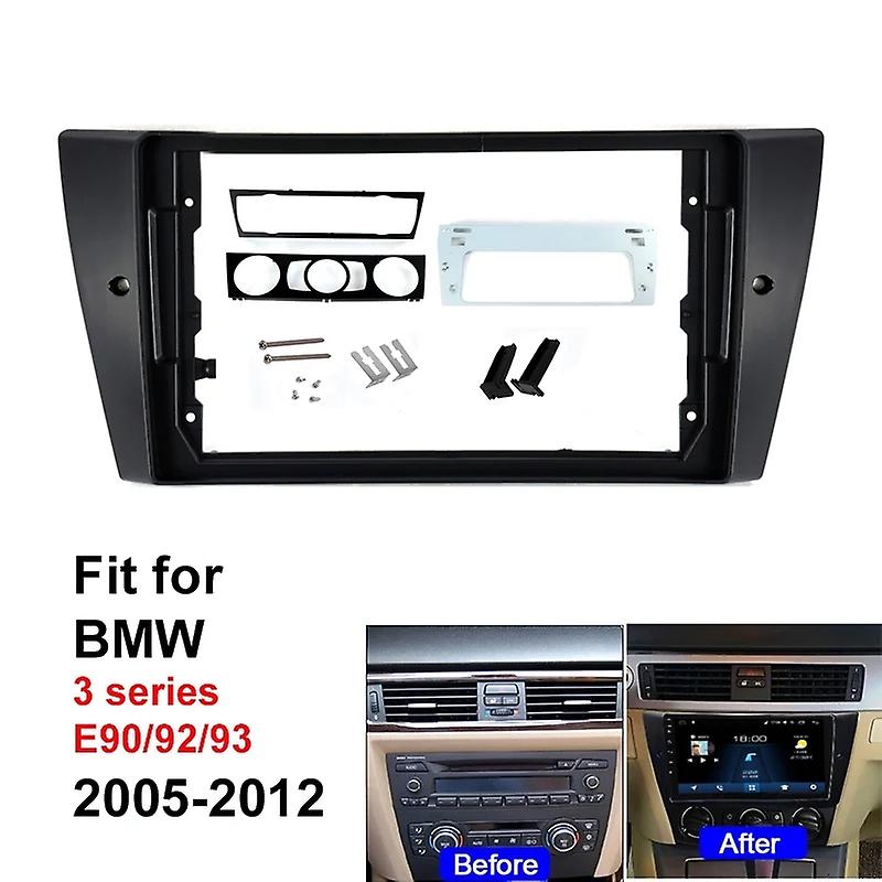 Car radio frame For BMW E90 E91 E92 E93 2005 - 2012 2 Din Fascia ...