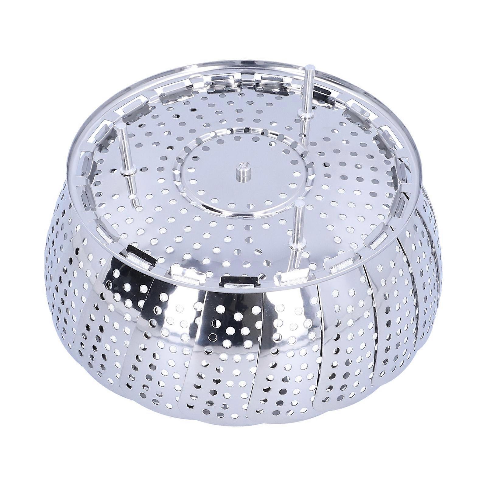 Stainless Steel Steam Basket, Foldable Multifunction Steam Rack Fit ...