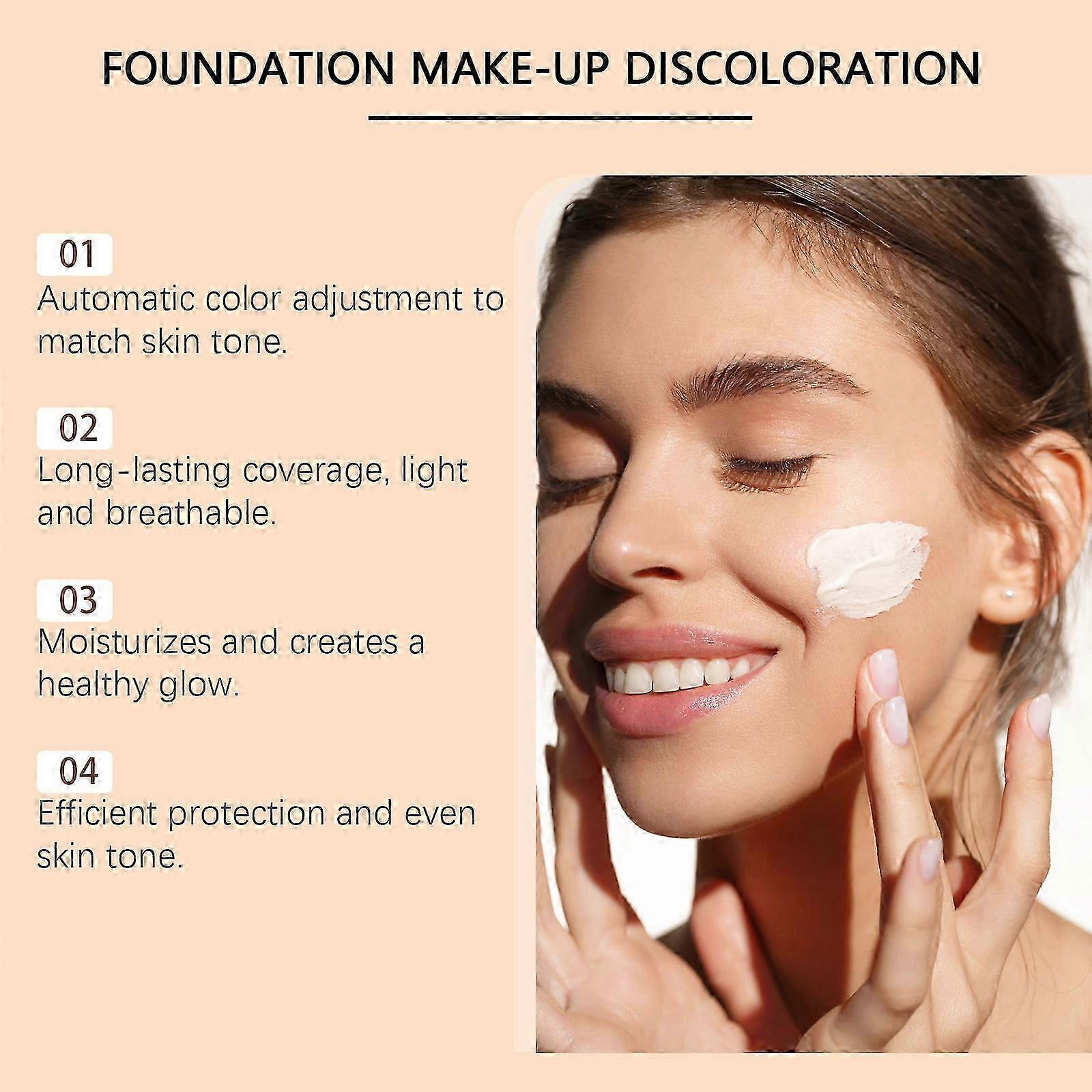 Colour Changing Mature Skin Foundation, Flawless Color Changing Liquid ...