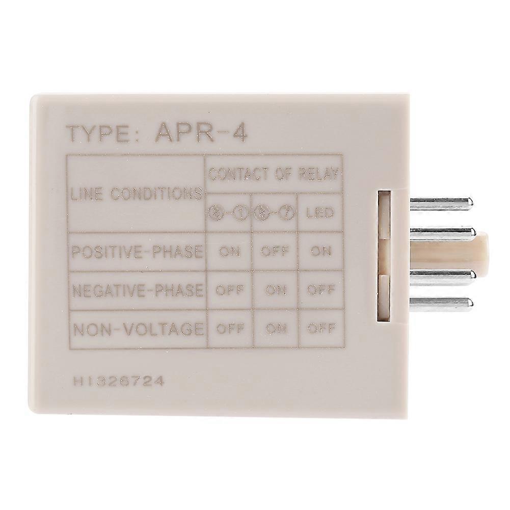 APR-4 Phase Loss Reverse Protection Relay Phase Sequence Controller 10A ...