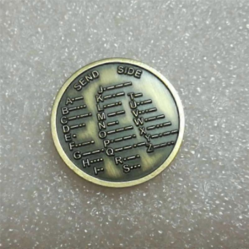 CW Morse Code Commemorative Coins CW Training Coin Morse Code Training ...