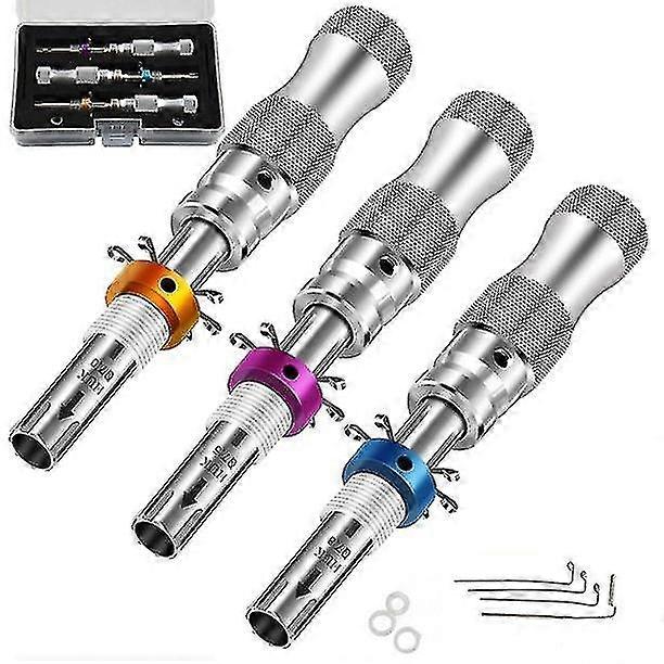 Locksmith Tool Kit Stainless Steel 7/7.5/7.8mm Tubular Lock Pick Tool ...