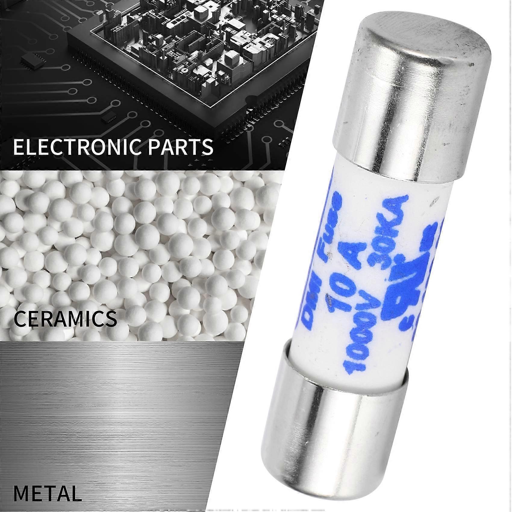 Multimeter 10 x 38mm 1000V 10A Cylinder Ceramic Fuse White | Fruugo UK