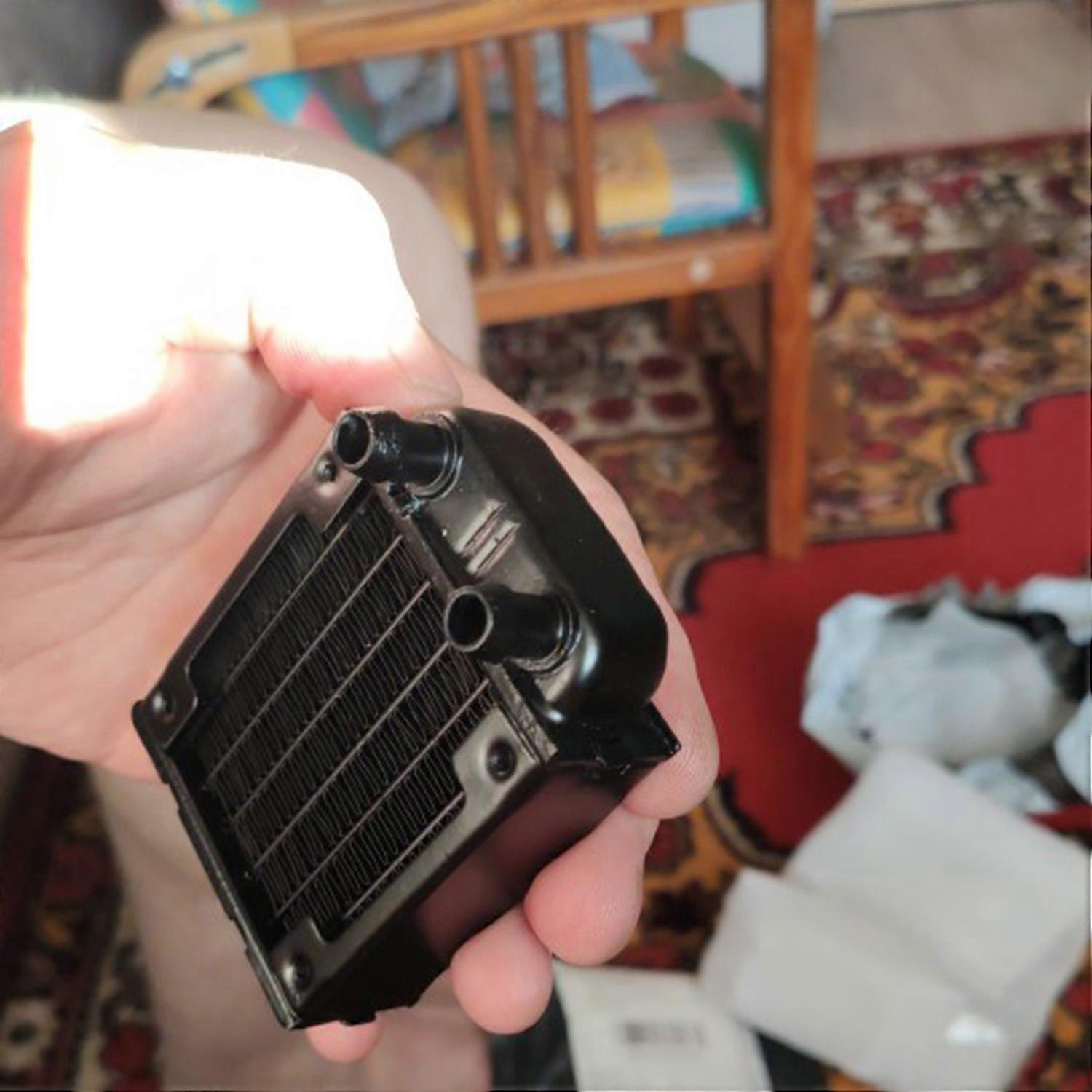 PC Water Cooling Aluminum Radiator Multi-Channels 60mm For Computer LED ...