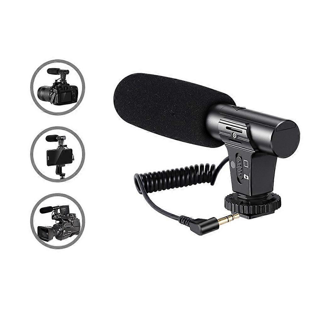 KATTO Updated 3.5mm HD Video Recording Microphone Smart Noise Reduction ...