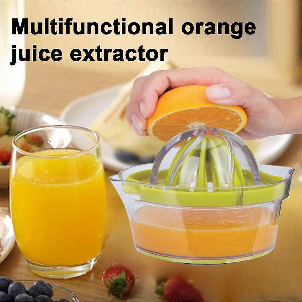 Lemon Manual Hand Squeezer with Built-in 16OZ Measuring Cup Grater Multi-function Manual Juicer ...