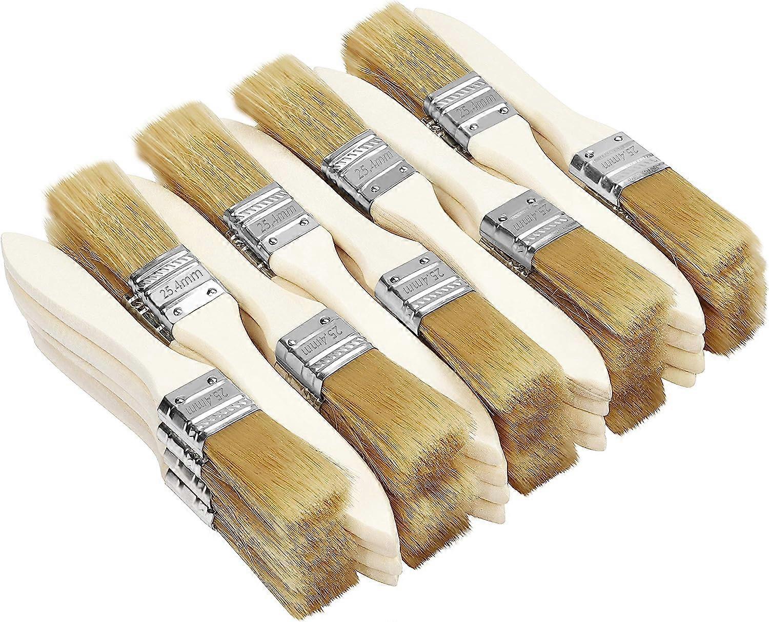 Chip Paint Brushes - Professional Wooden Handle Paint Brush Set for ...