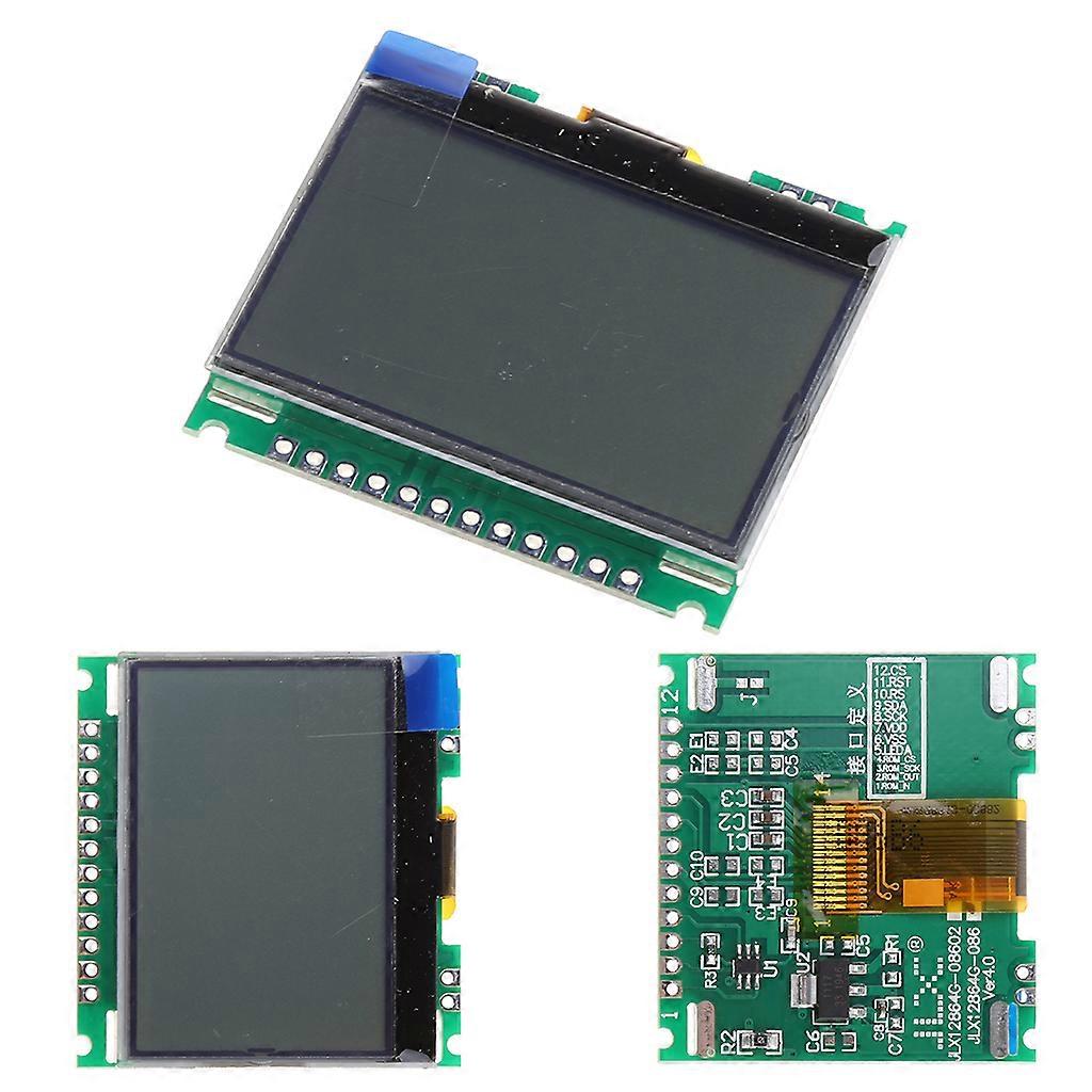 12864 128X64 Serial SPI Graphic COG LCD Module Display Screen Build-in ...