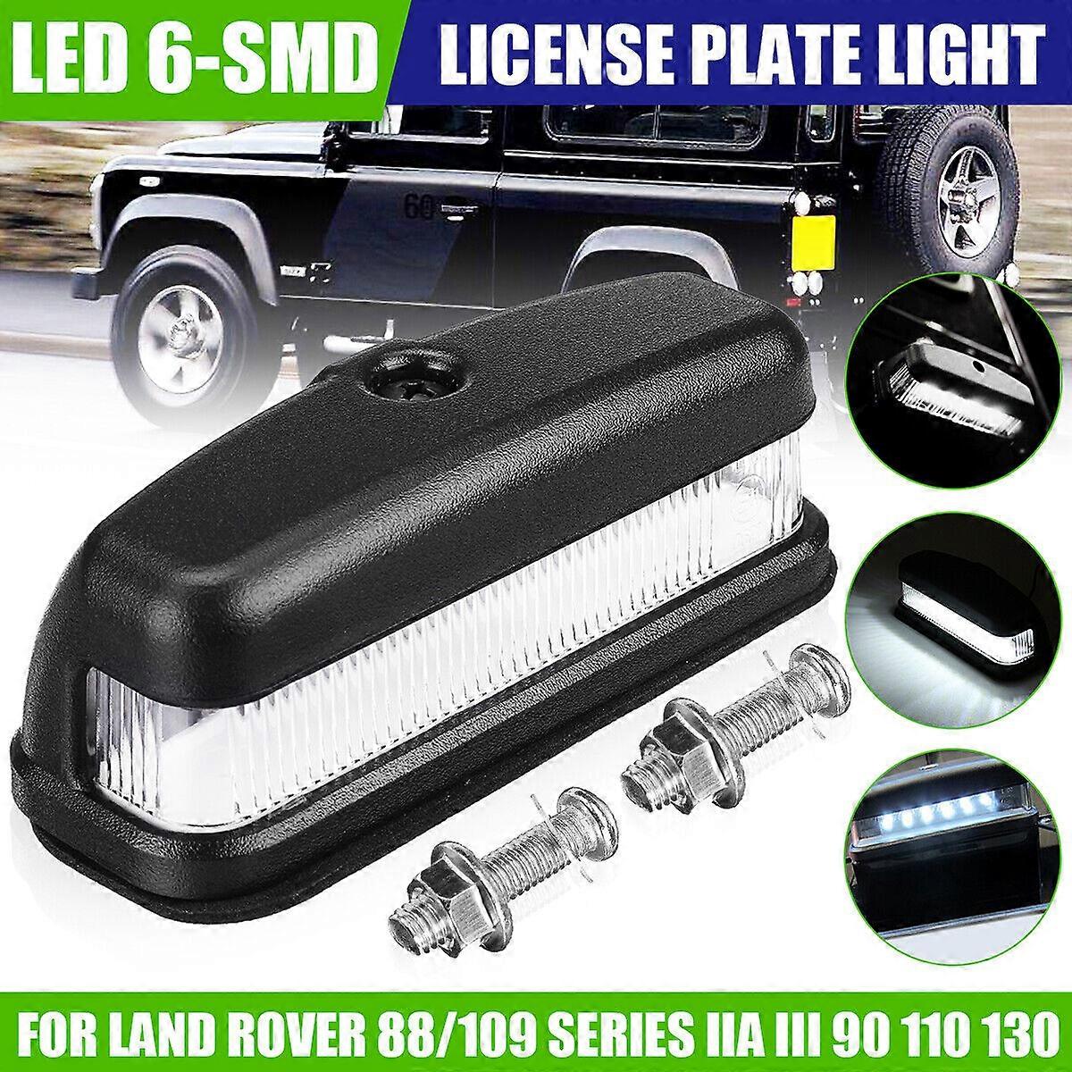 1PC LED License Number Plate Light White For Land Rover Defender 90 110 ...