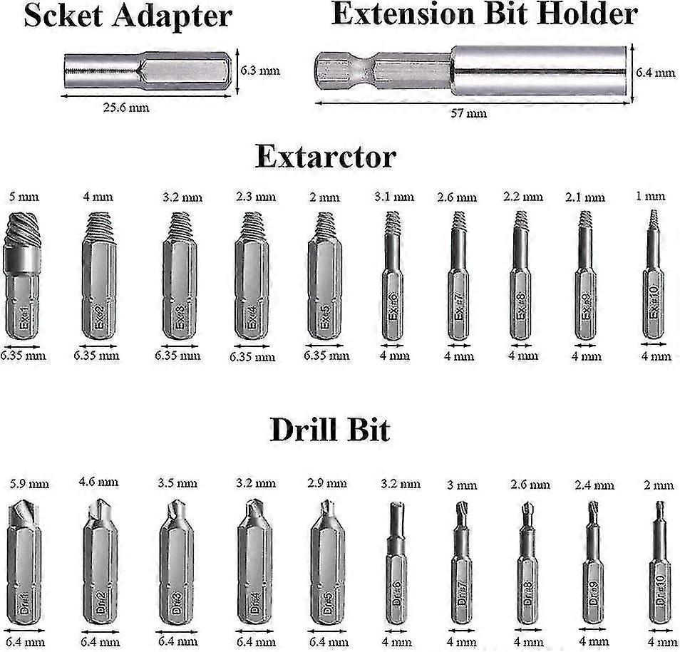 Damaged Screw Extractors, Damaged Screw Extractors, Hss Bolt Extractor ...