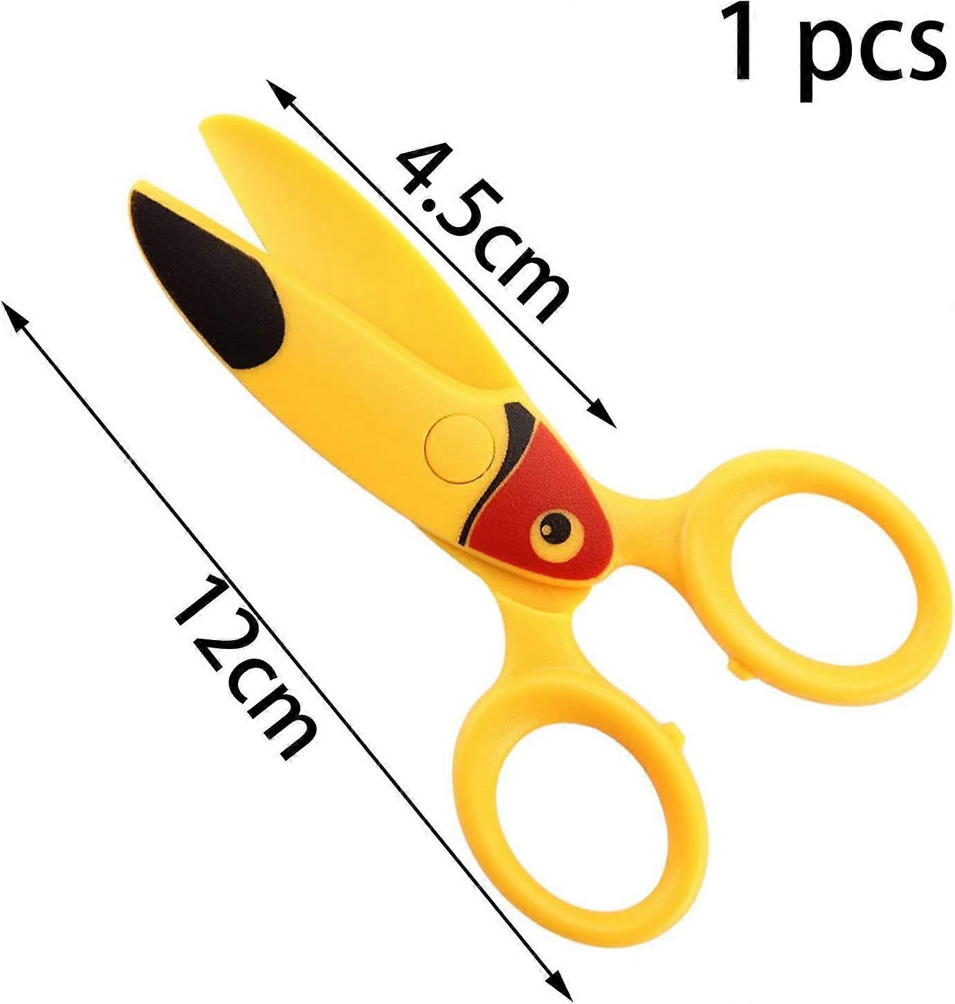 1 Piece Safety Scissors, Plastic Safety Scissors, Paper Cutting ...