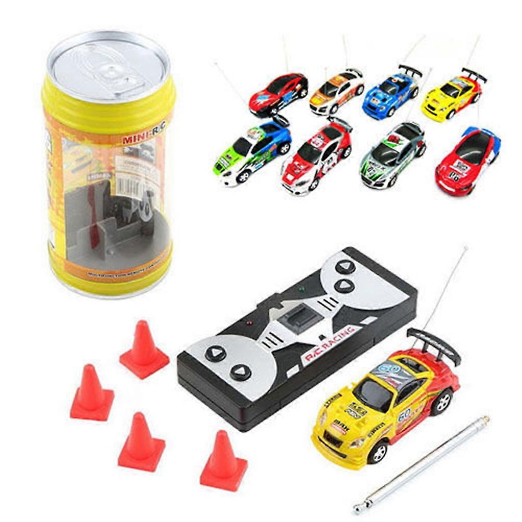 Mini Multicolor Coke Can RC Radio Remote Control Speed Micro Racing Car ...