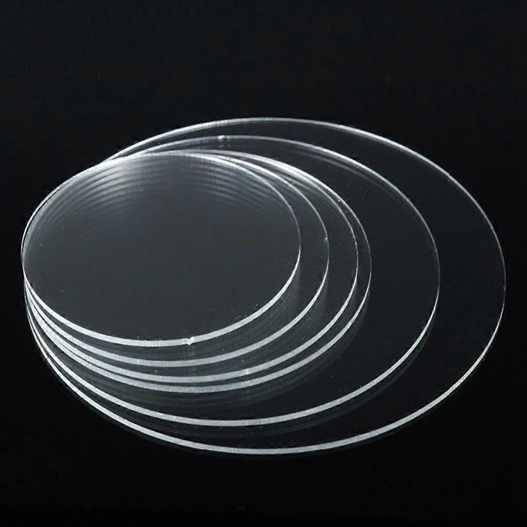 Round Acrylic Backdrop Plexiglass Sheet Round Cake Disc Clear Acrylic ...