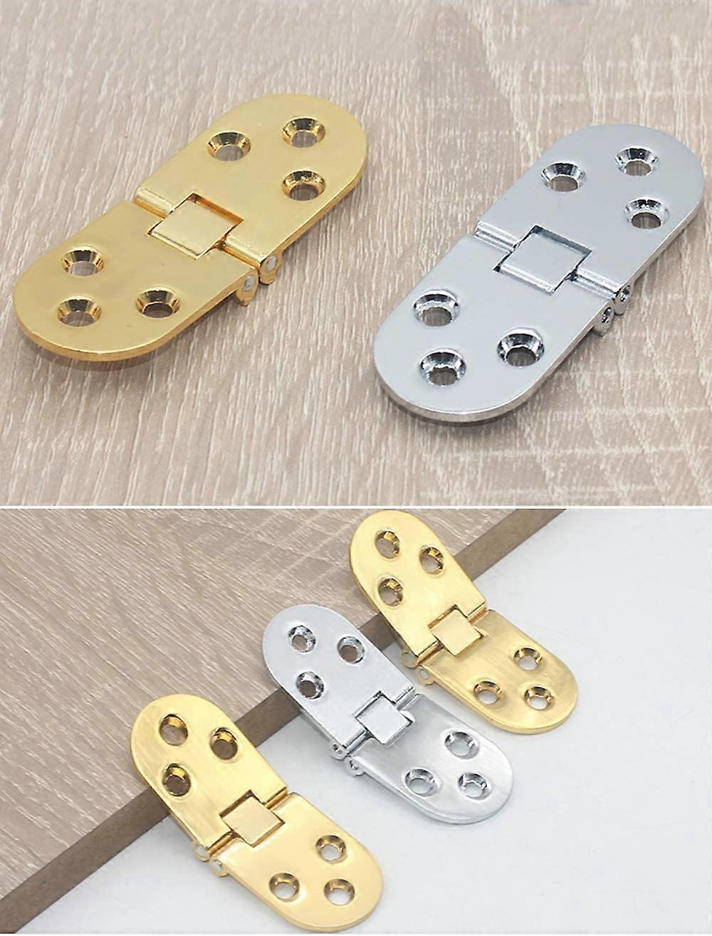 4 Pieces Folding Flip Top Hinge, Folding Table Hinge Zinc Alloy, Round ...
