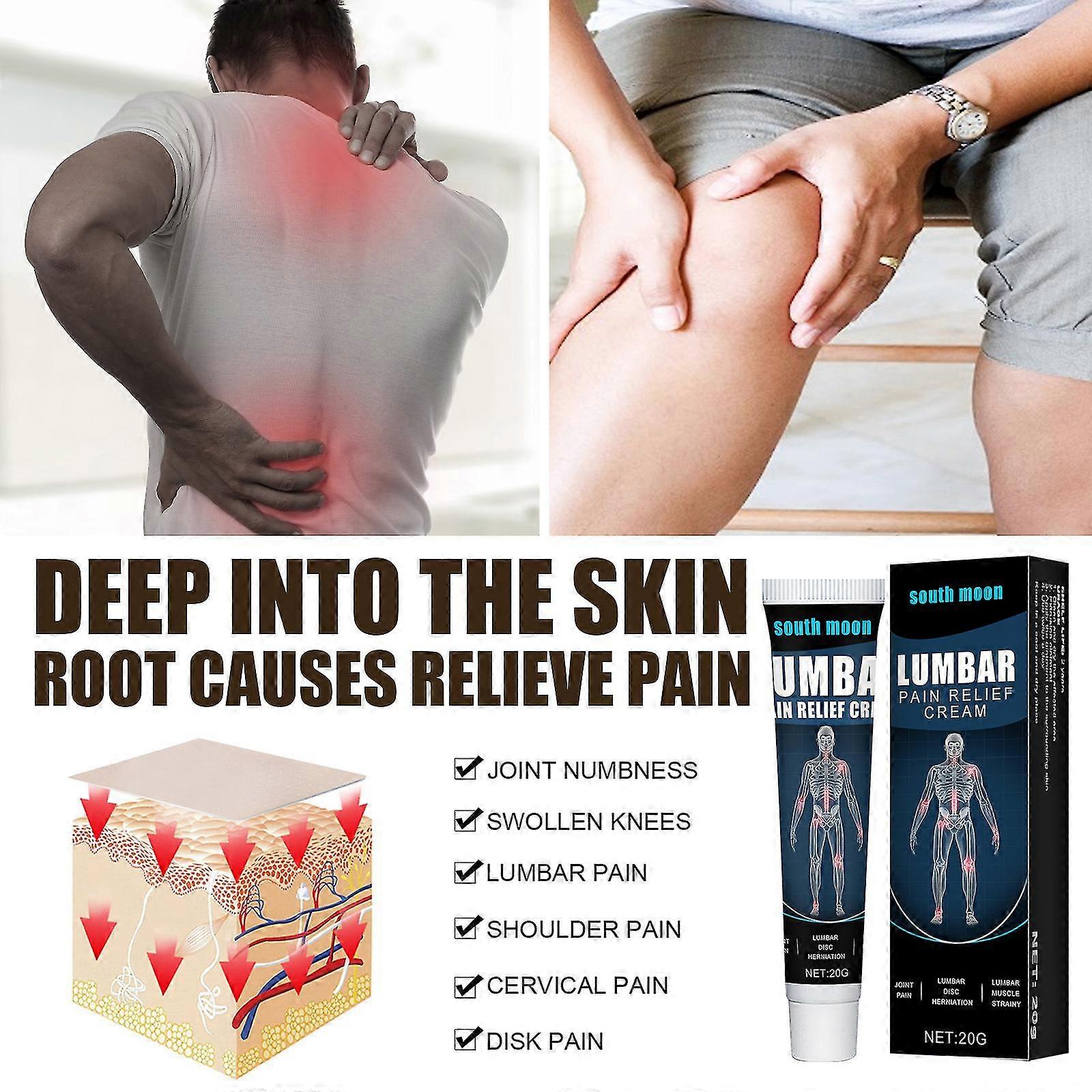 Lumbar Muscle Strain Cream Long Lasting Joint Back Pain Relief For ...
