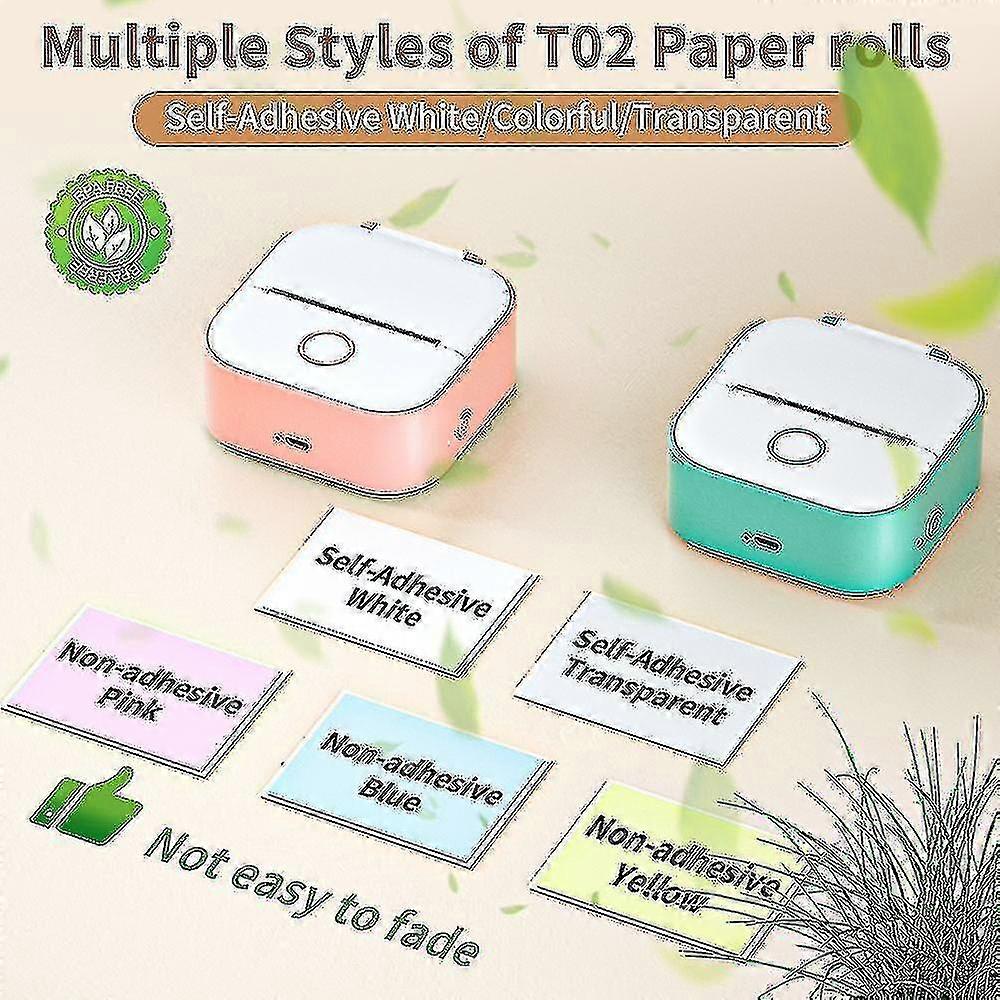 Phomemo T02 Mini Printer Portable Printer Thermal Printing Sticker ...