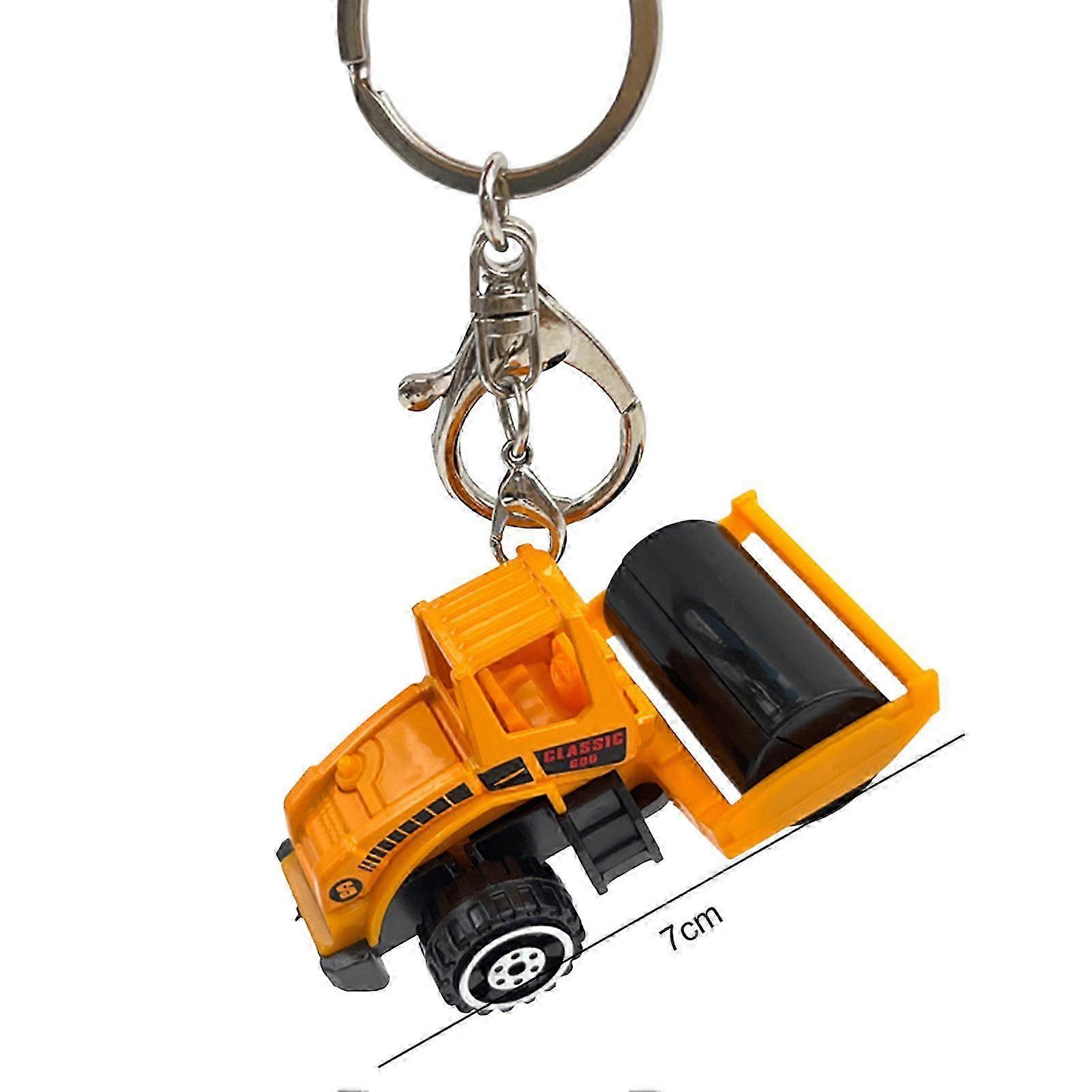 Mini Truck Keychain 1:64 Scale Construction Series Forklift Tractor ...