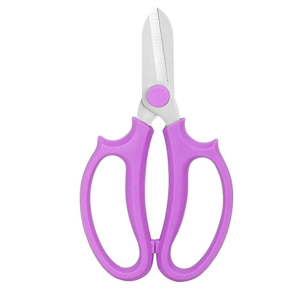 1 pcs Purple Florist Scissors Incisive Blades Small Lightweight ...
