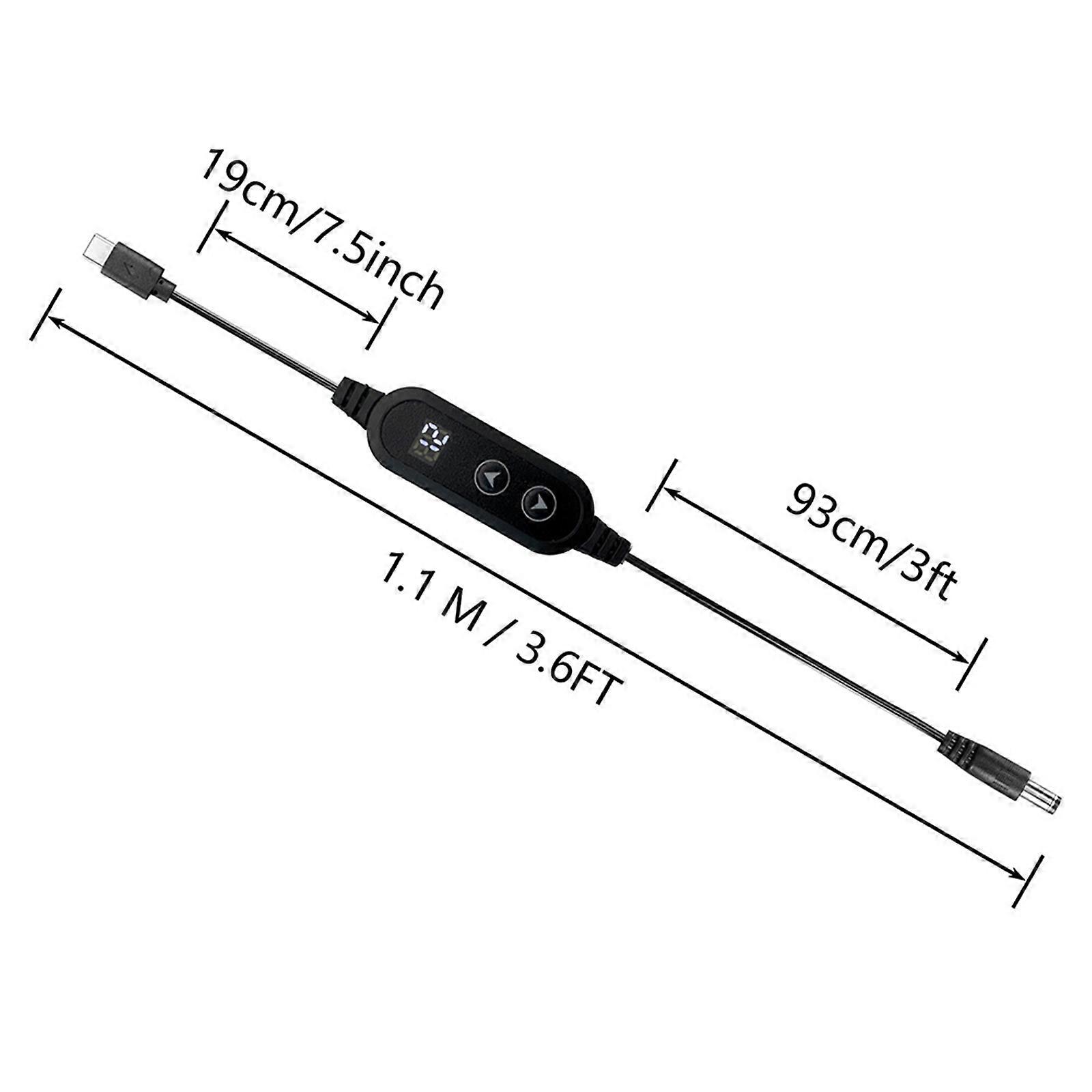 Type C to DC5521 Adapter Cable with Multiple Connectors Option ...