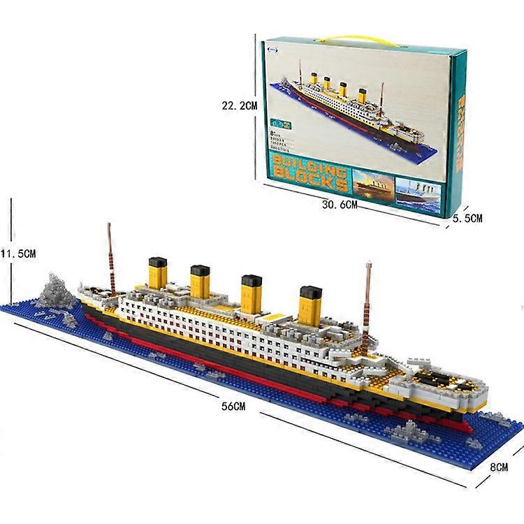 Titanic Building Block Kit Titanic Ship Model DIY Micro Mini Blocks for ...