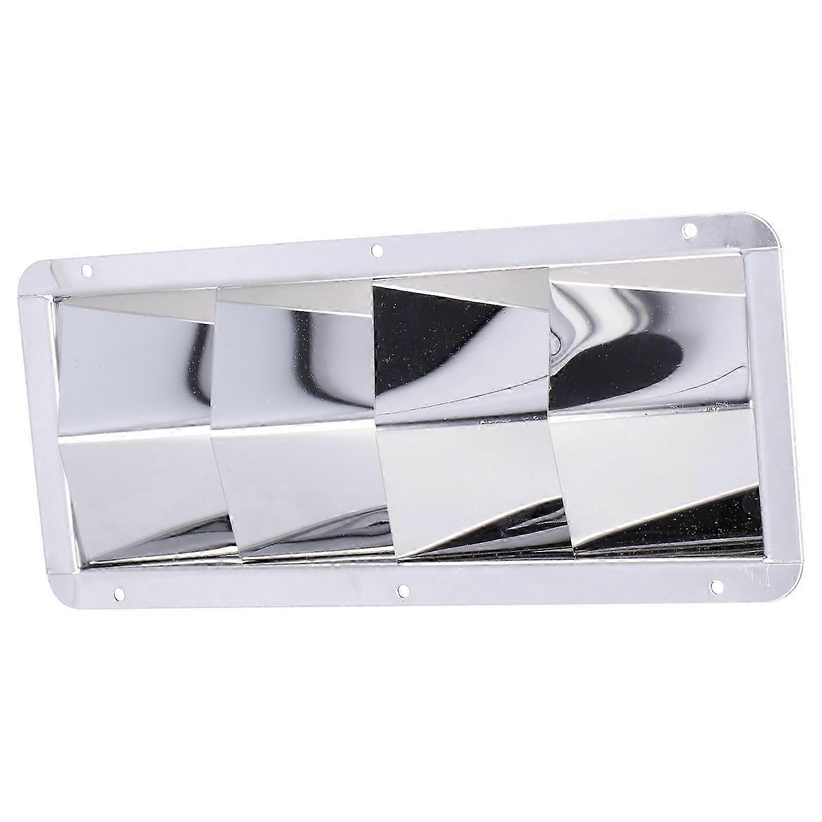Marine Louver Vent Grille Square 4 Slots Grid Cover Boat Shutters Blind Stainless Steel | Fruugo UK