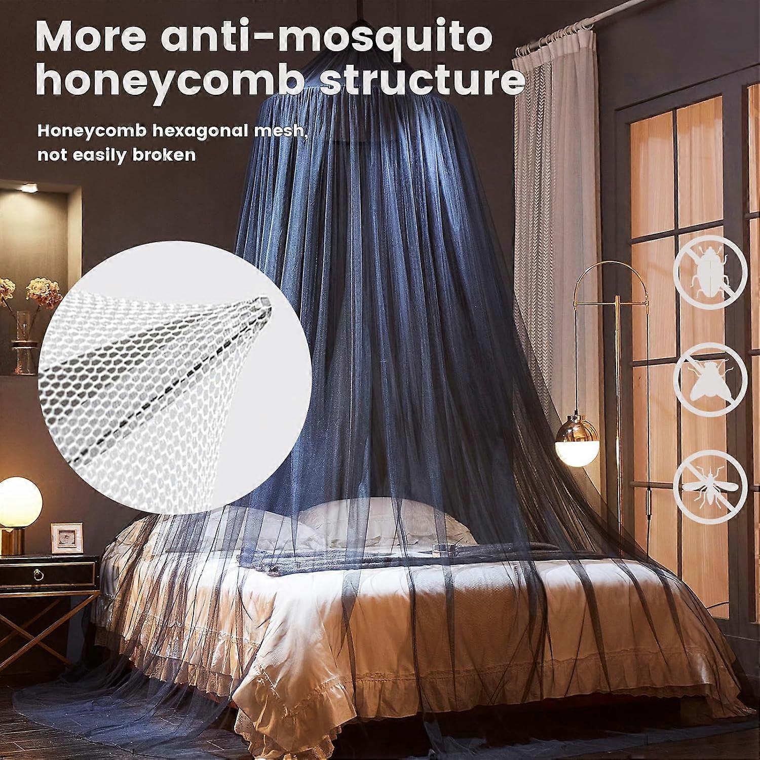 Bed Canopy Mosquito Net,Canopy Bed Curta for Twin Full Queen King Size ...